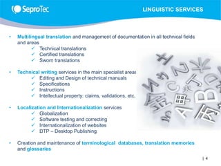 Seprotec multilingual solutions | PPT