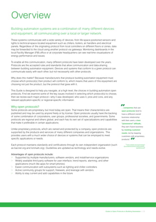 Understanding Open Protocols in Building Automation | PDF