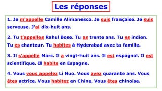 SE PRÉSENTER 2 French Language Beginner PDF | PDF
