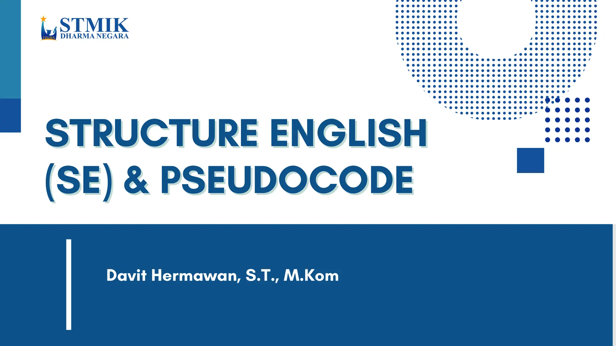 Materi Structure English dan Pseudocode 1 | PPT