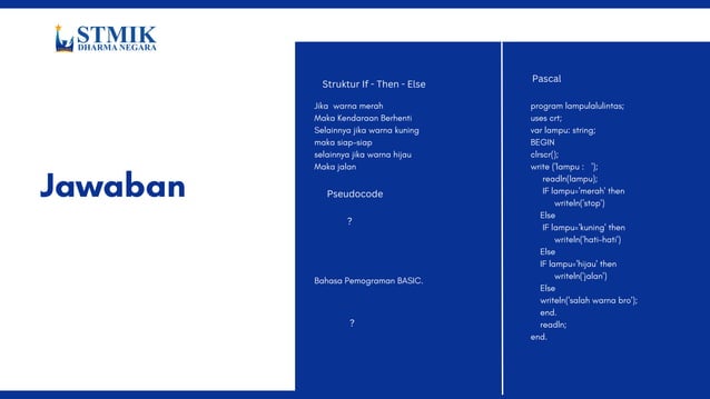 Materi Structure English dan Pseudocode 1 | PDF