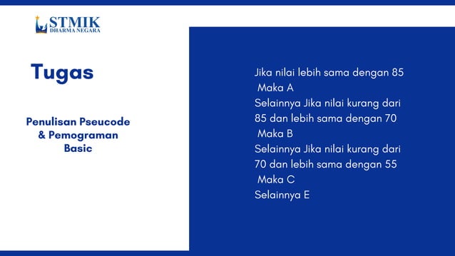 Materi Structure English Dan Pseudocode 1 Ppt