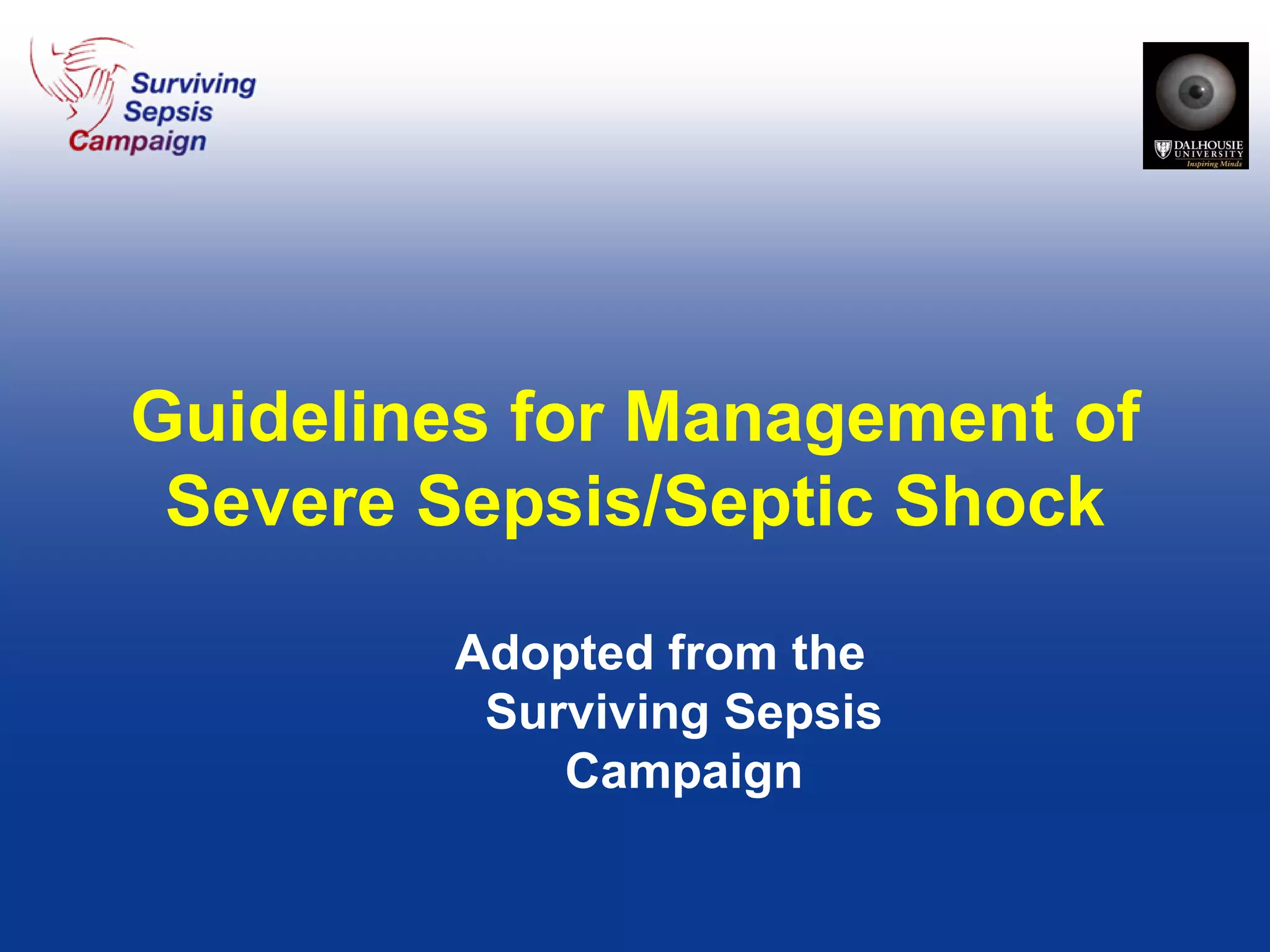 Sepsis | PPT
