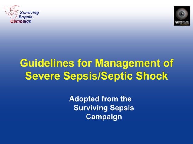 Sepsis | PPT | First Aid | Injuries