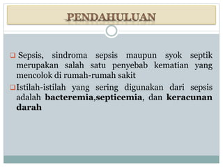 Sepsis | PPTX