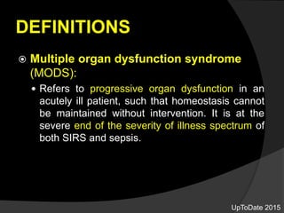 Sepsis, SIRS & Septic Shock | PPTX