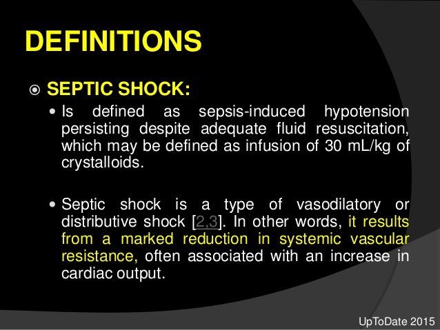 Difference Between Sepsis And Septic Shock Causes And Steroids In