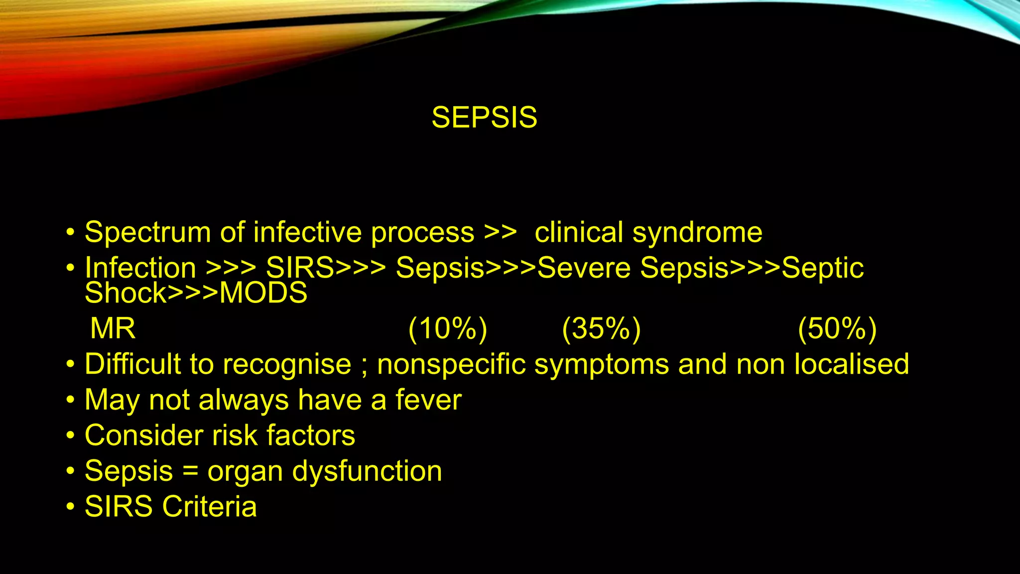 Sepsis | PPTX | Digestive Disorders | Diseases and Conditions