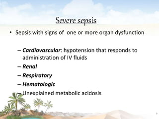Sepsis | PPTX