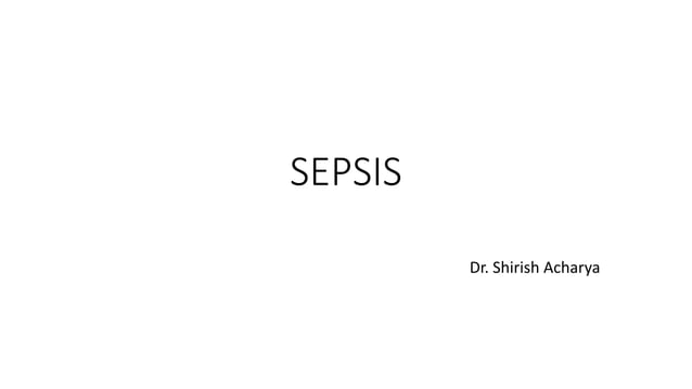Sepsis | PPT