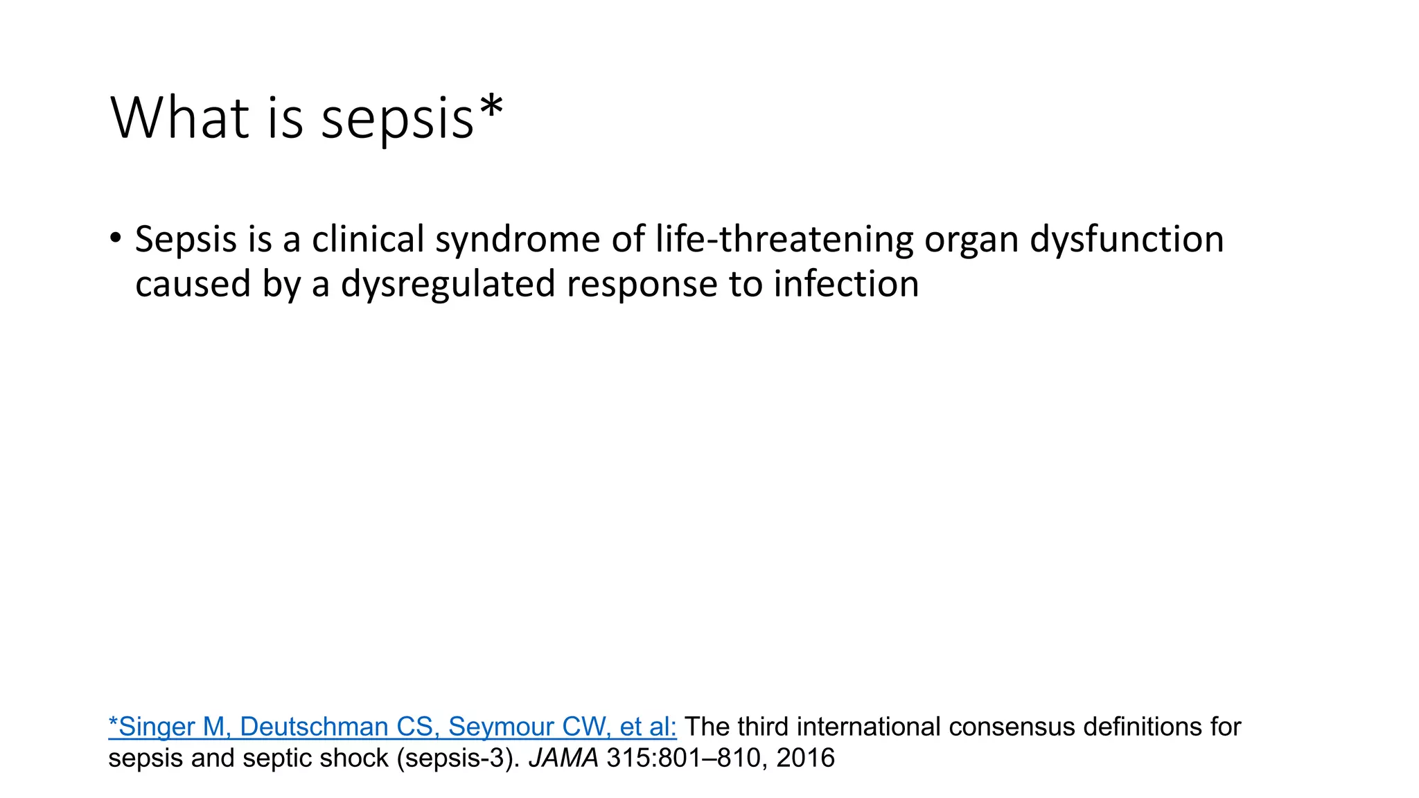 Sepsis | PPTX