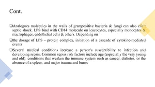 sepsis and septic shock | PPTX