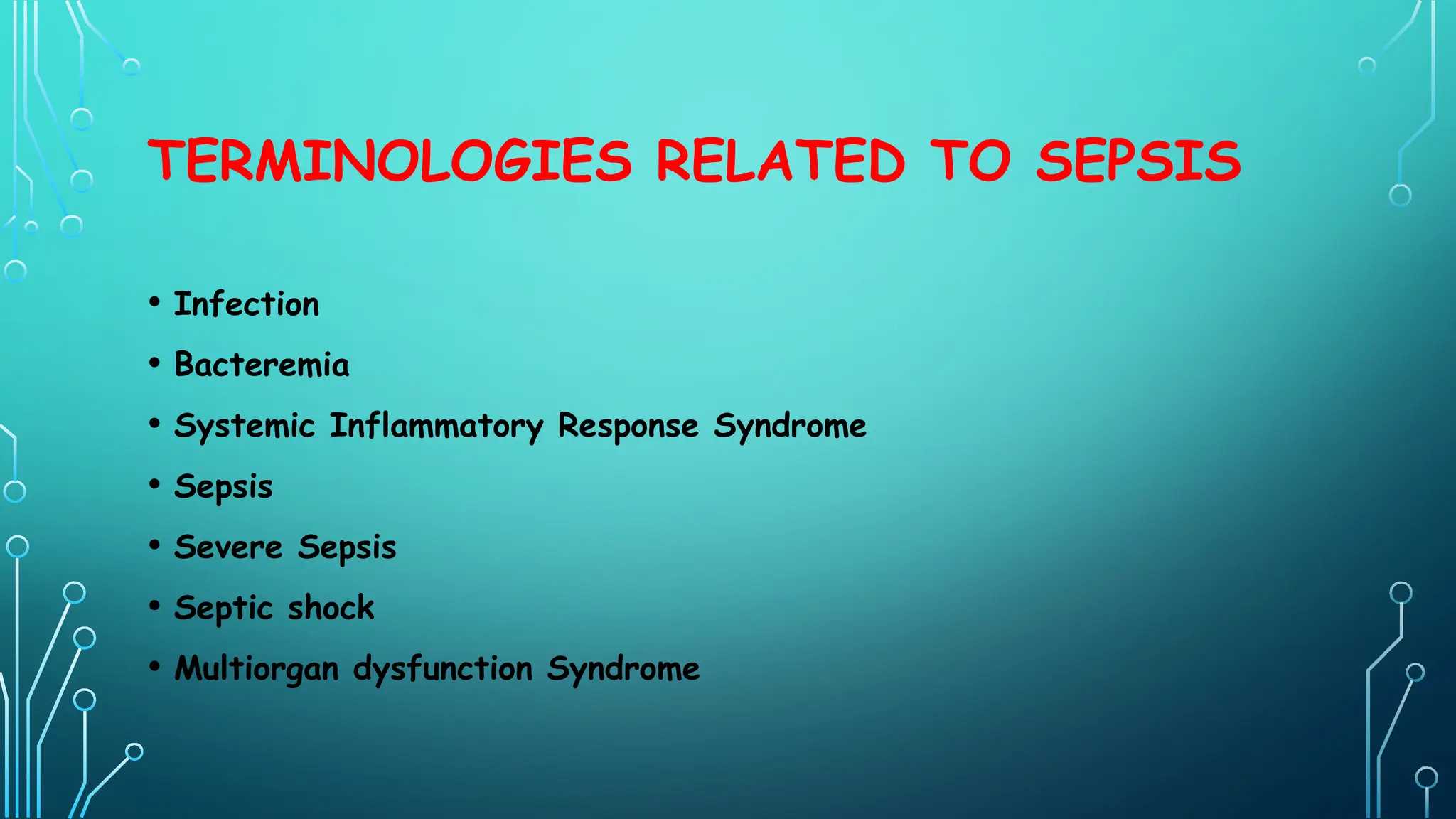 PATHOPHYSIOLOGY AND MANAGEMENT OF SEPSIS | PPTX