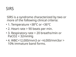 Presentation on Sepsis and sepsis syndrome .pptx