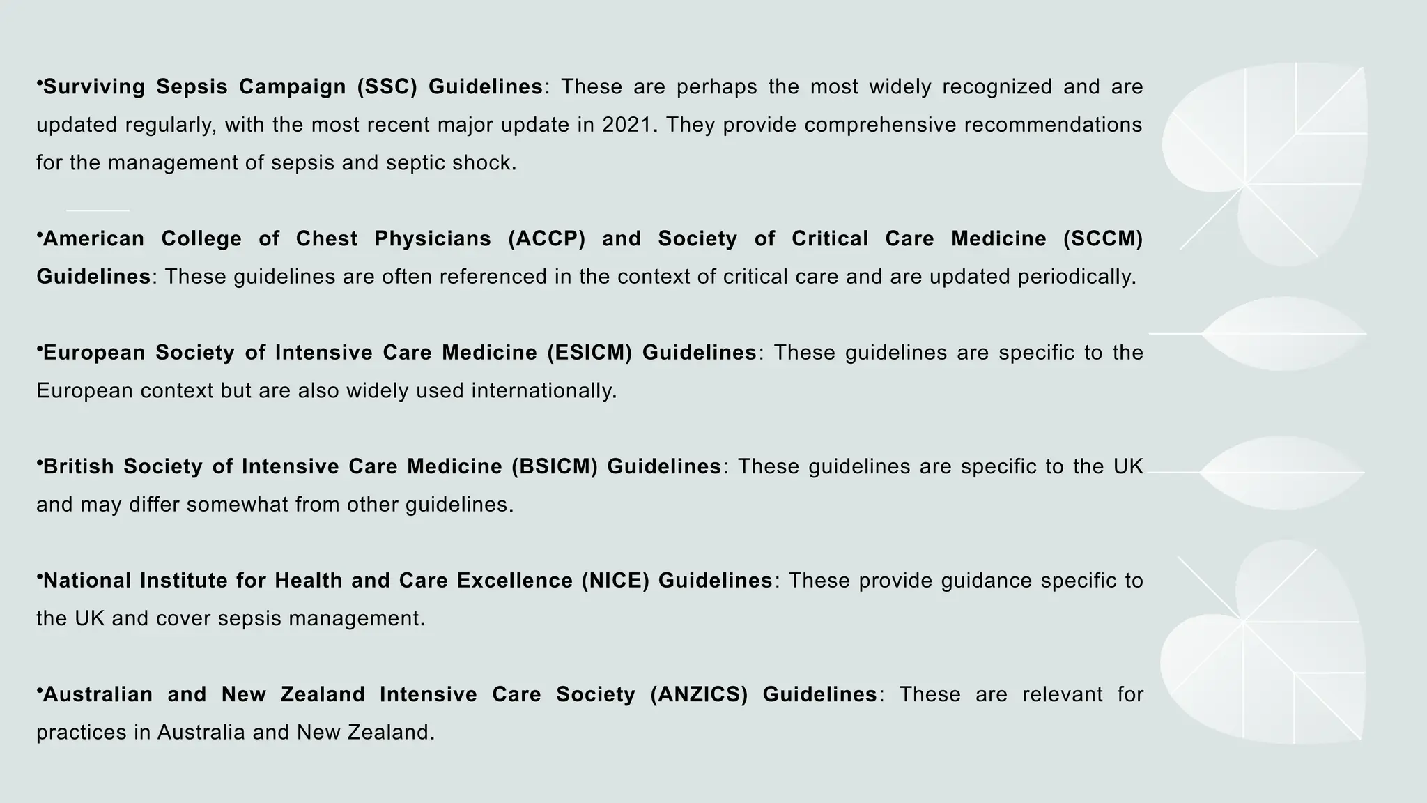 CRITICAL CARE: SEPSIS UPDATE TODAY (GUIDELINE) | PPTX