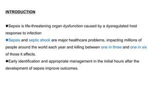 CRITICAL CARE: SEPSIS UPDATE TODAY (GUIDELINE) | PPTX