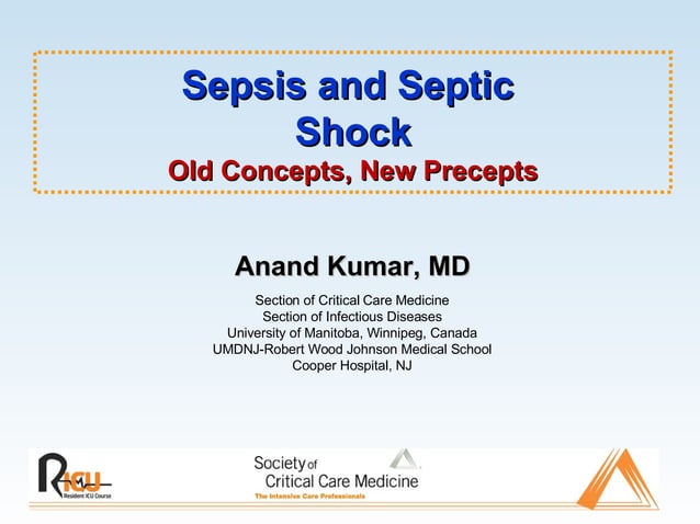 Sepsis And Septic Shock Ppt