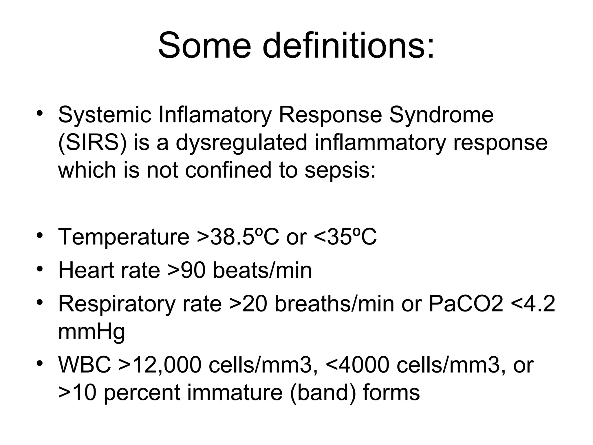 Sepsis & Medical Hdu | PPT