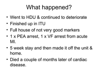 Sepsis & Medical Hdu | PPT | Lung and Respiratory Health | Diseases and ...