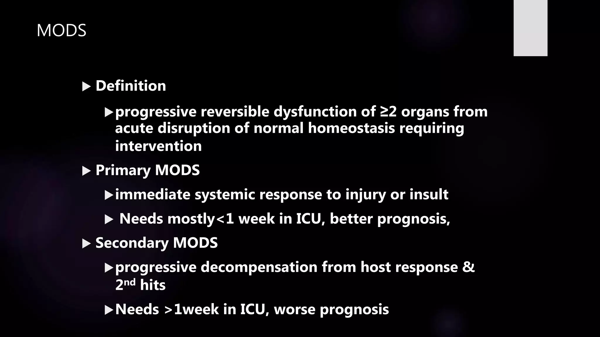 Sepsis multiple organ dysfunction syndrome | PPTX