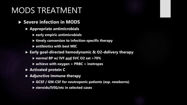 Sepsis multiple organ dysfunction syndrome | PPTX | Endocrine and ...