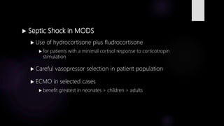 Sepsis multiple organ dysfunction syndrome | PPTX