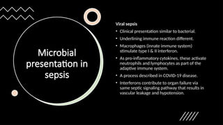 Sepsis and septic shock- overview, clinical Presentation, diagnostics ...