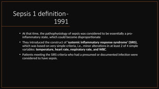 Sepsis and septic shock- overview, clinical Presentation, diagnostics ...