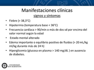 Sepsis y cuadro clinico (fisiopatologia) | PPTX