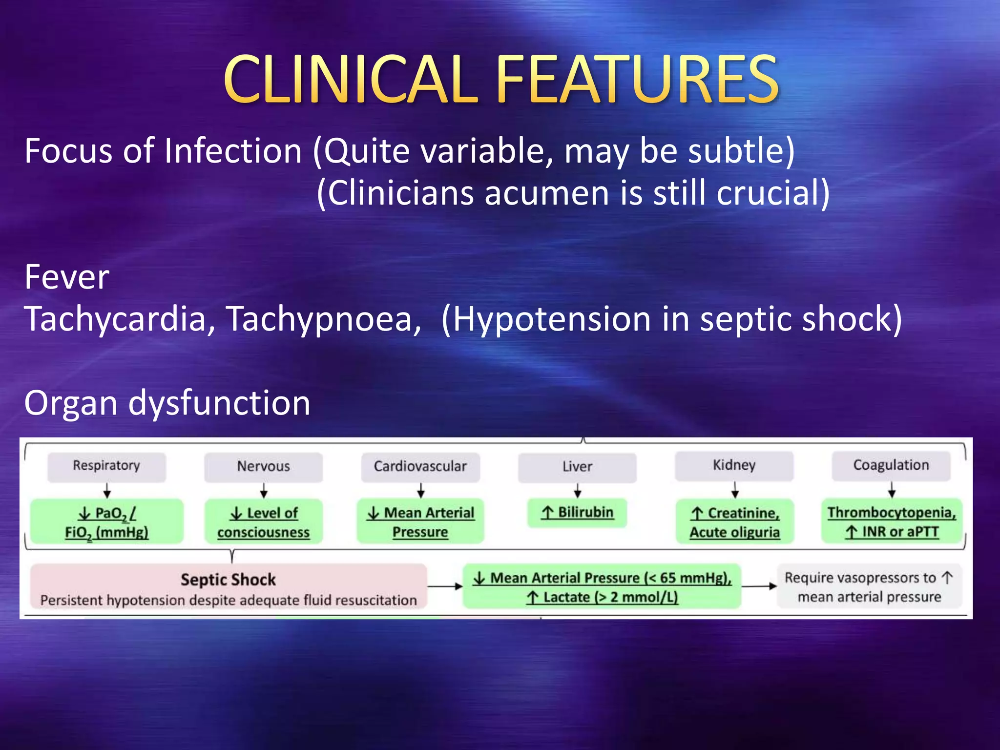 sepsis lecture | PPTX