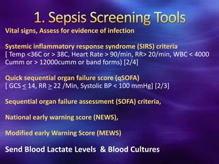 sepsis lecture | PPTX