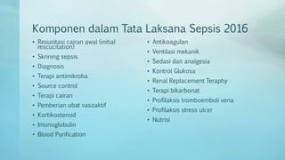 Sepsis 2016 | PPTX