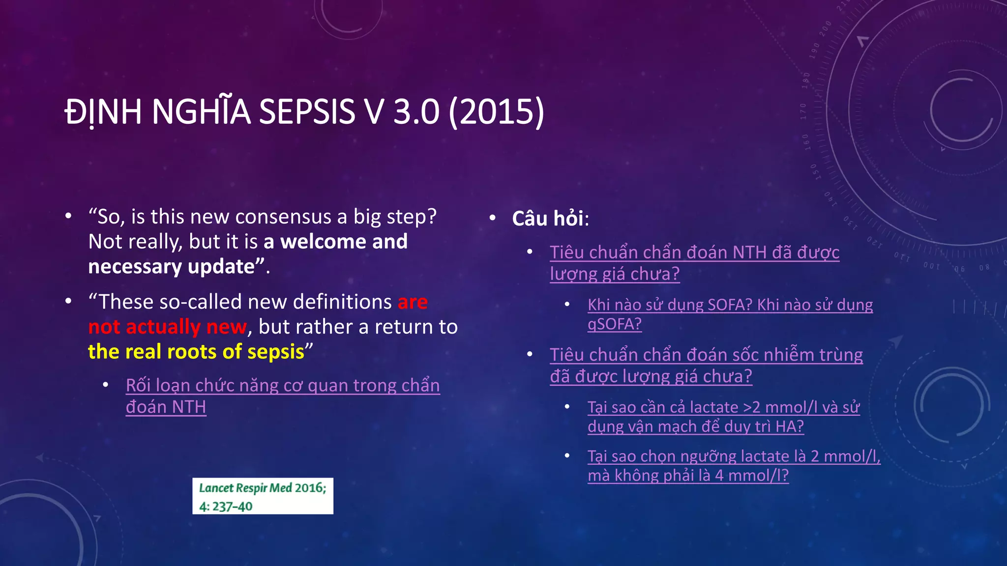 Định nghĩa mới về Sepsis 3.0 | PDF