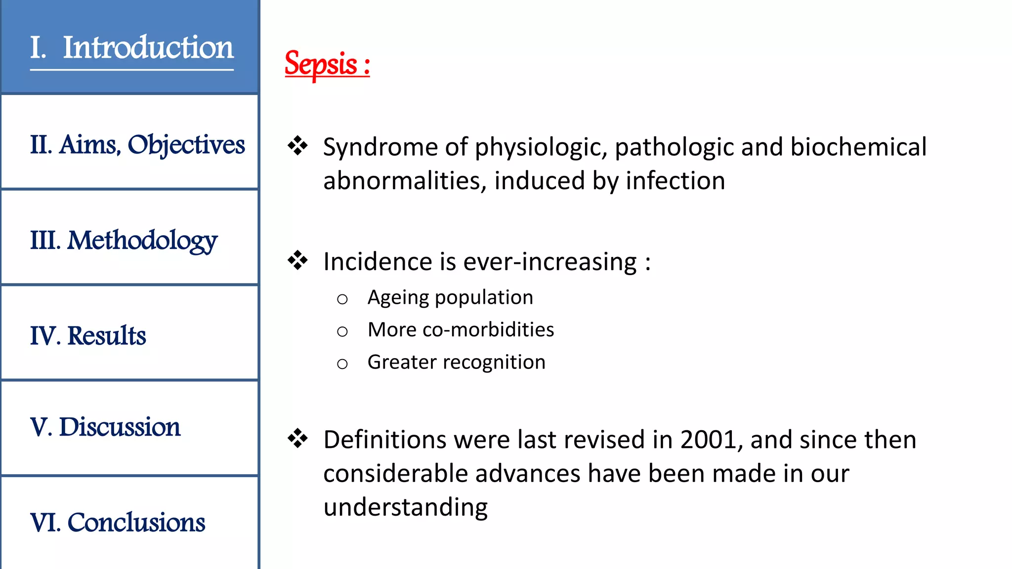 Sepsis 3.0 | PPSX