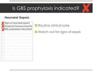 Neonatal Sepsis AAP 2013 | PPT