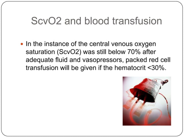 Sepsis and early goal directed therapy | PPTX