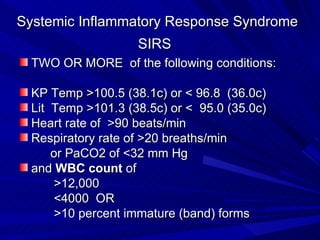 Sepsis and septic shock | PPT