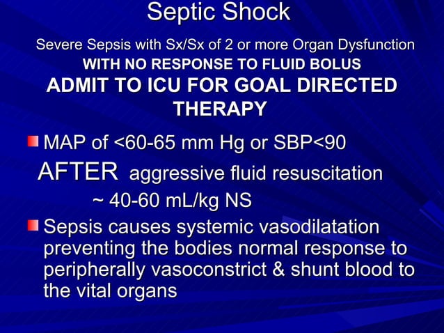 Sepsis and septic shock | PPT
