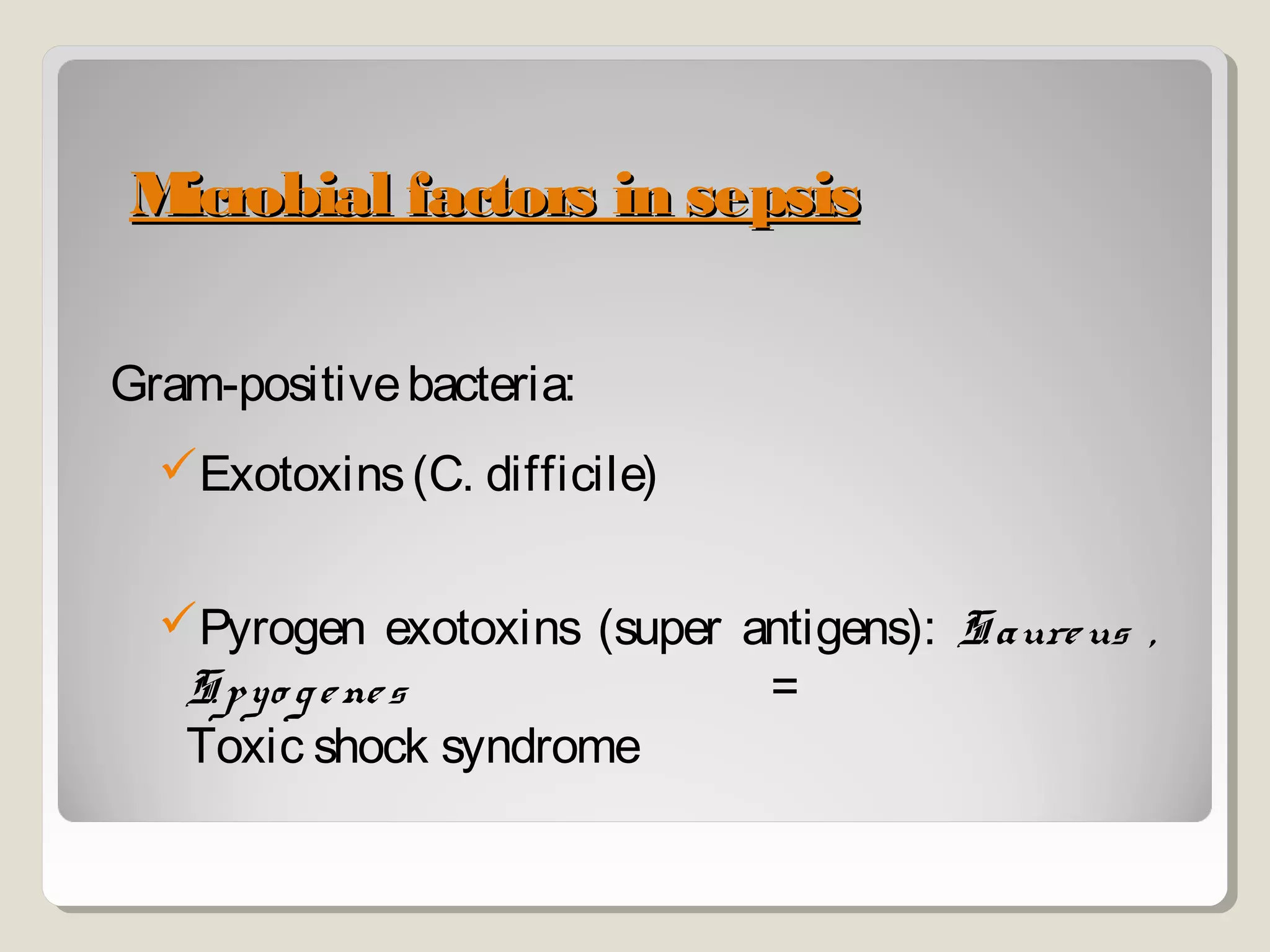 Sepsis and septic shock | PPT