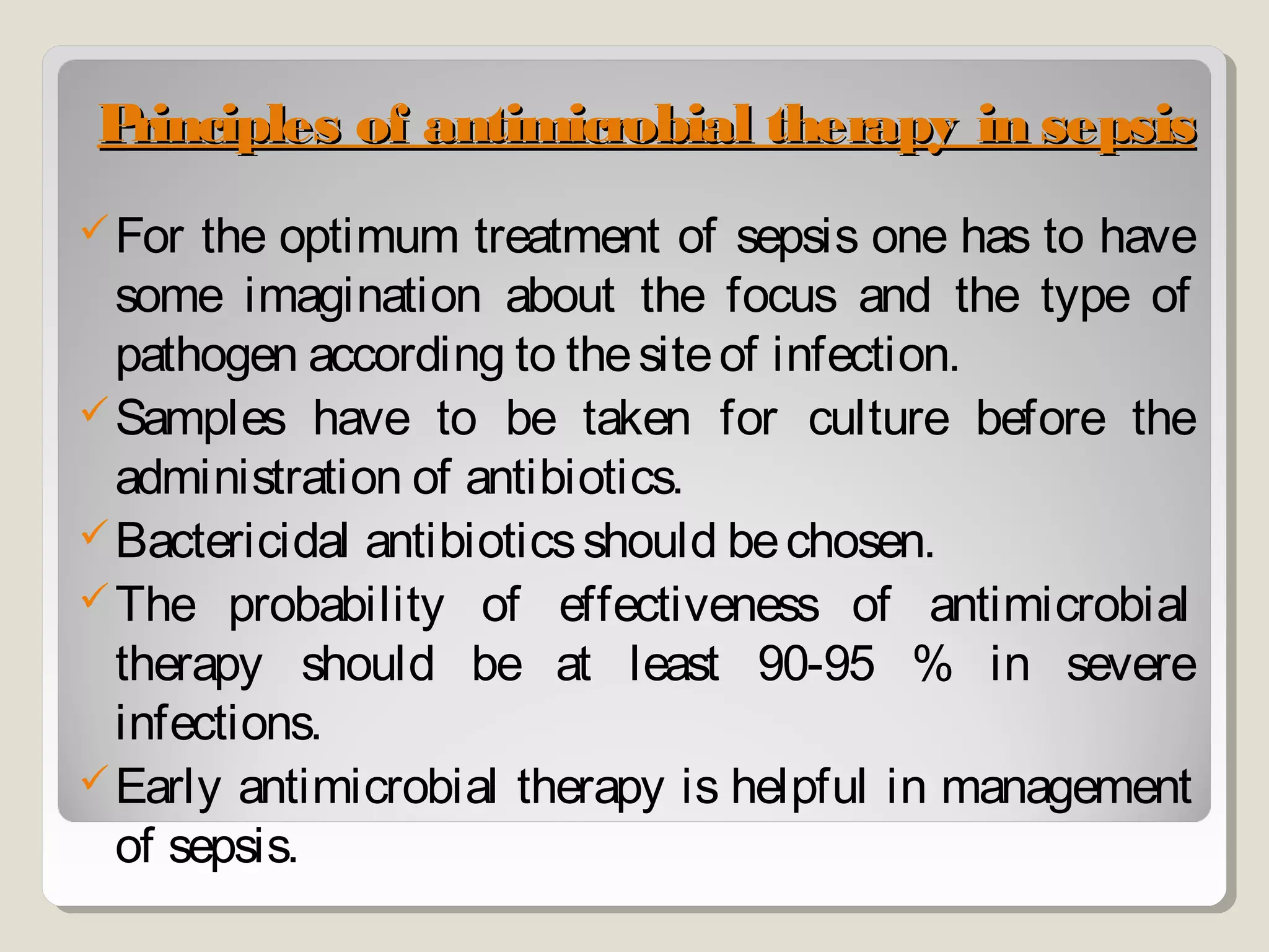 Sepsis and septic shock | PPT