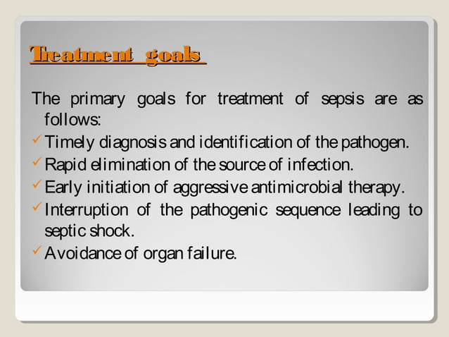 Sepsis and septic shock | PPT