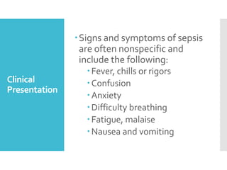 Sepsis and septic shock | PPT