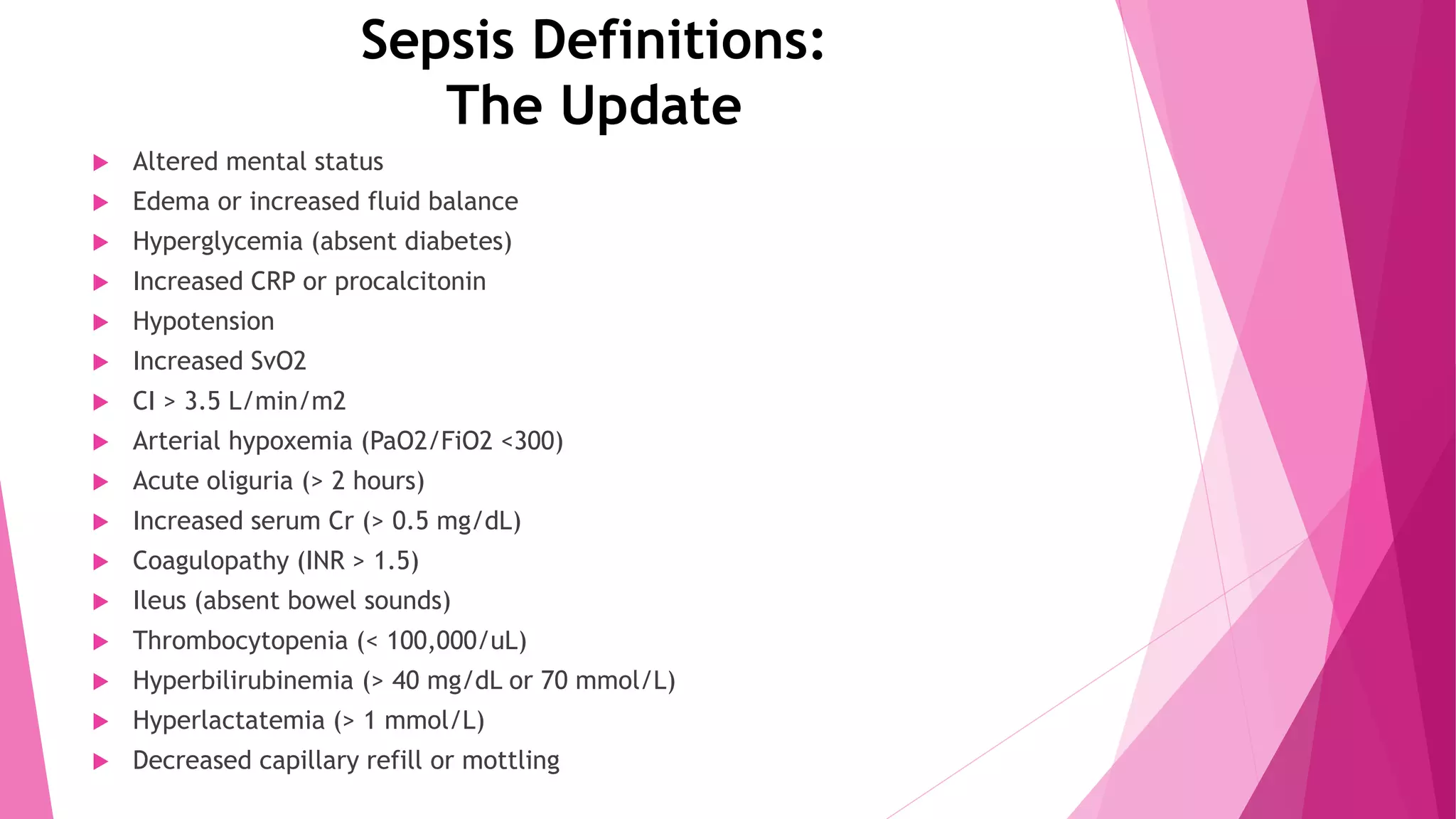 Sepsis and septic shock | PPTX