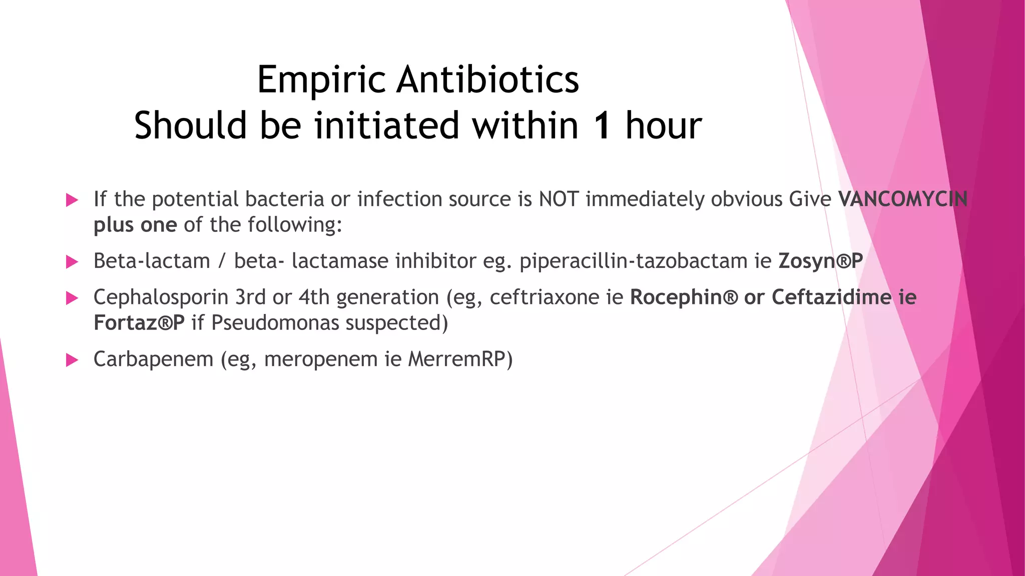 Sepsis and septic shock | PPTX