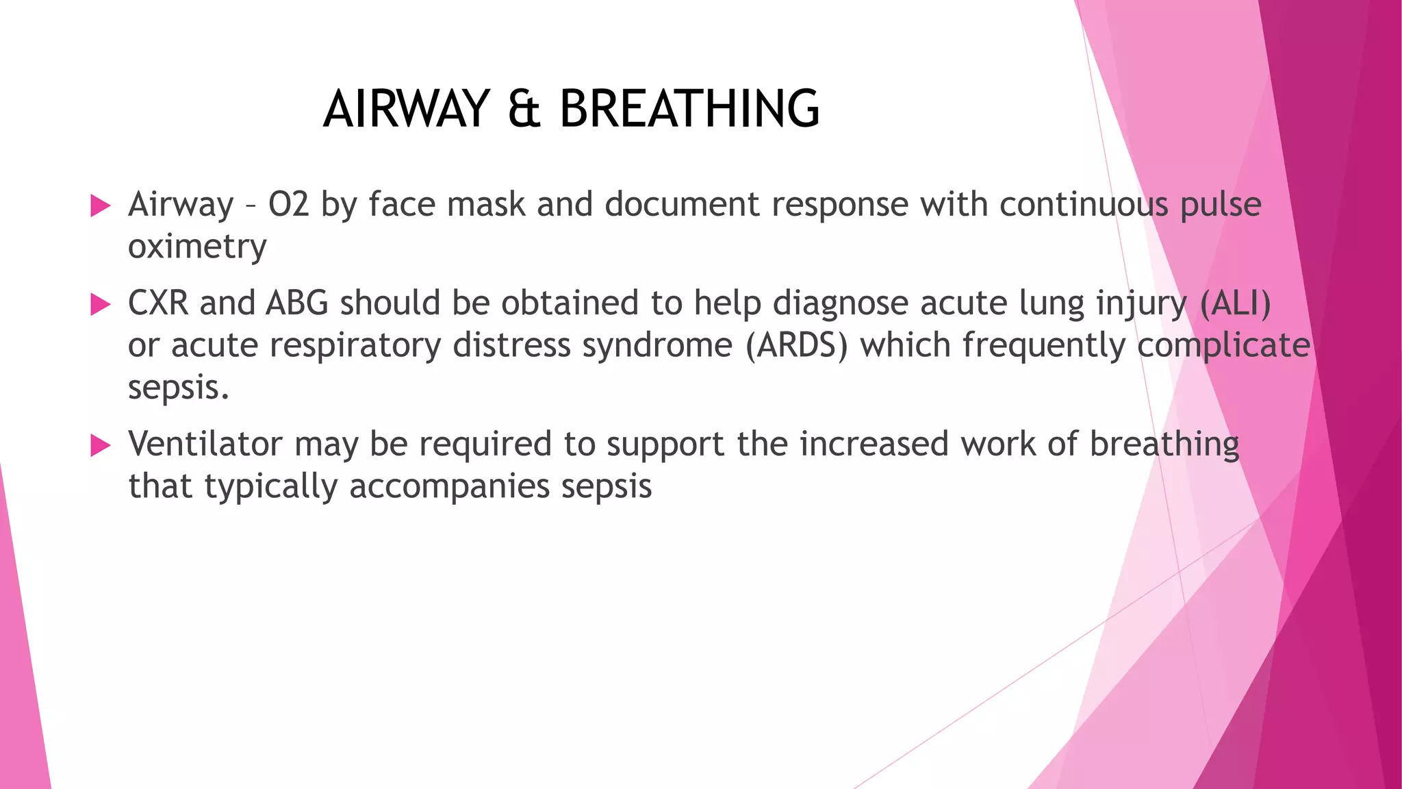 Sepsis and septic shock | PPTX