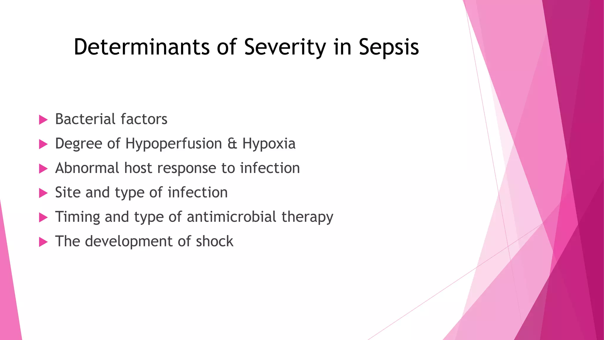 Sepsis and septic shock | PPTX