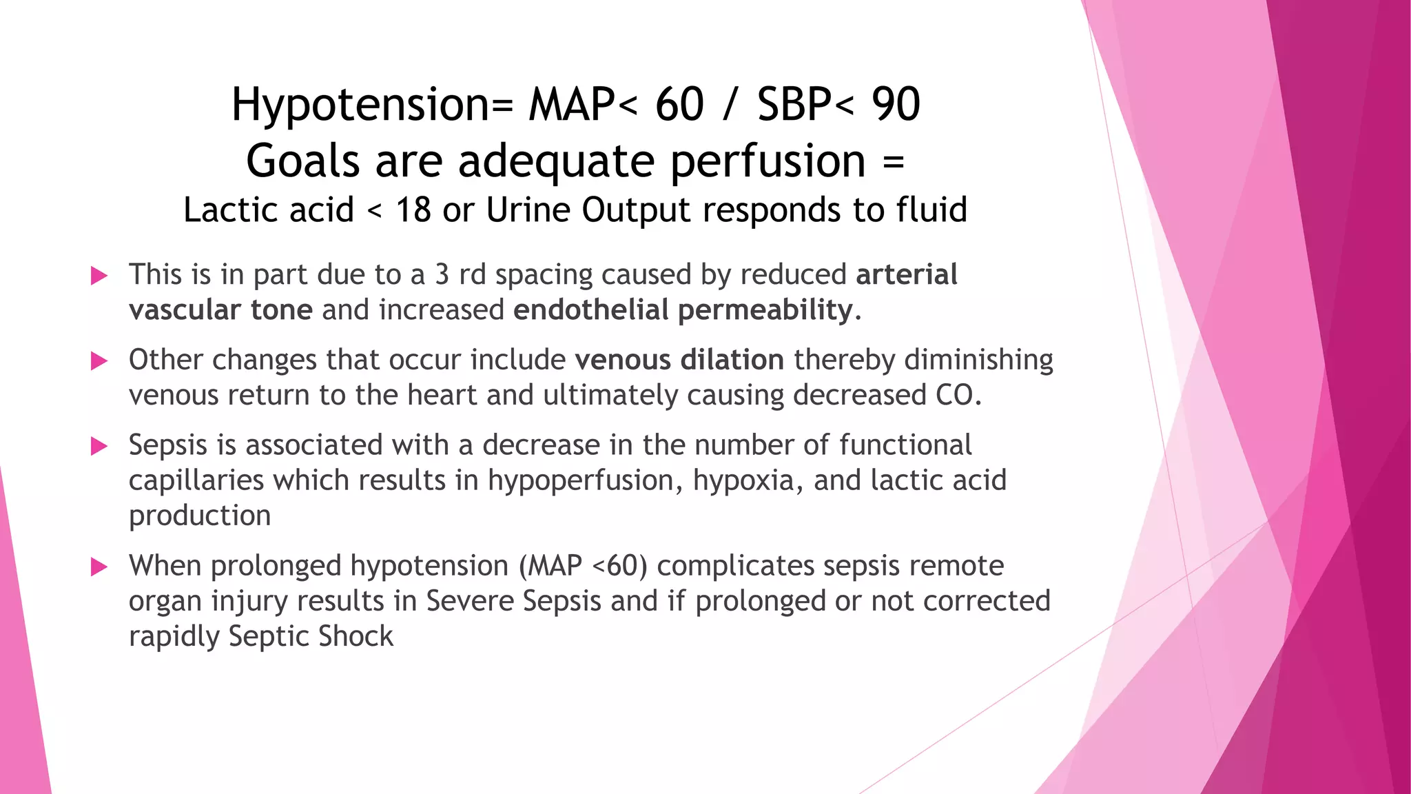 Sepsis and septic shock | PPTX