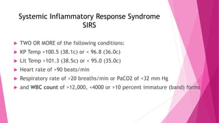 Sepsis and septic shock | PPTX