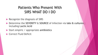 Sepsis and septic shock | PPTX