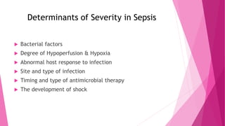 Sepsis and septic shock | PPTX